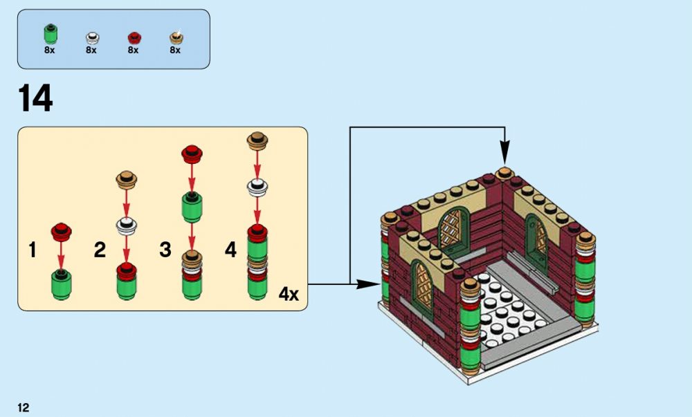 Instructies van de LEGO 40223 Sneeuwbol staan online - Bouwsteentjes.info
