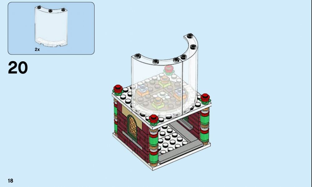 Instructies van de LEGO 40223 Sneeuwbol staan online - Bouwsteentjes.info
