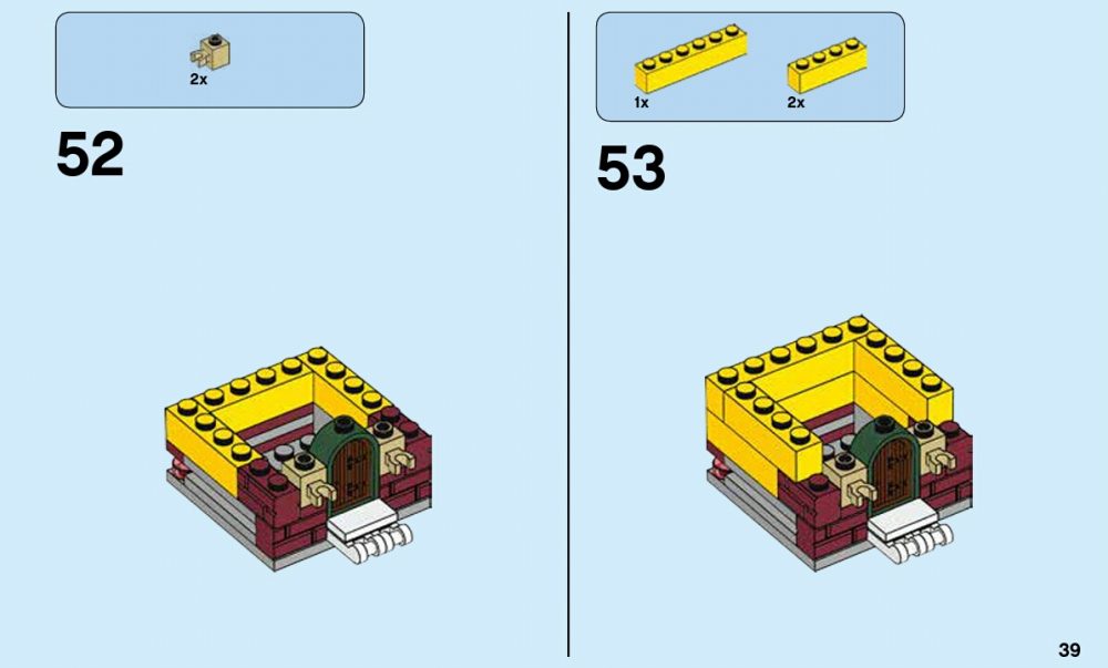 Instructies van de LEGO 40223 Sneeuwbol staan online - Bouwsteentjes.info
