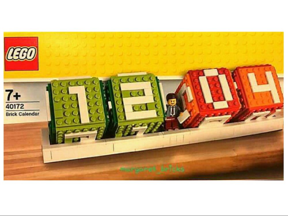 LEGO 40172 Brick Calendar opgedoken - Bouwsteentjes.info
