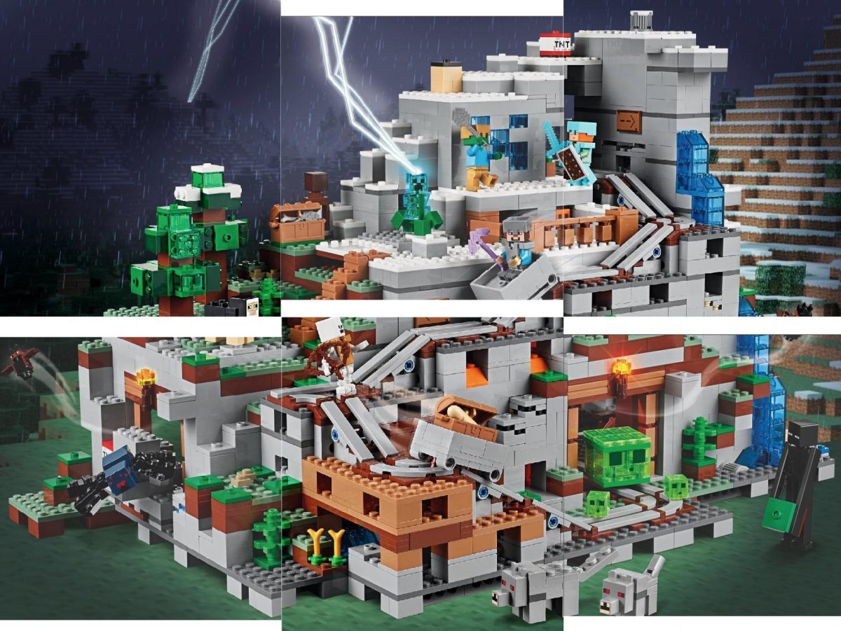 LEGO Minecraft 21137 The Mountain Cave onthuld - Bouwsteentjes.info