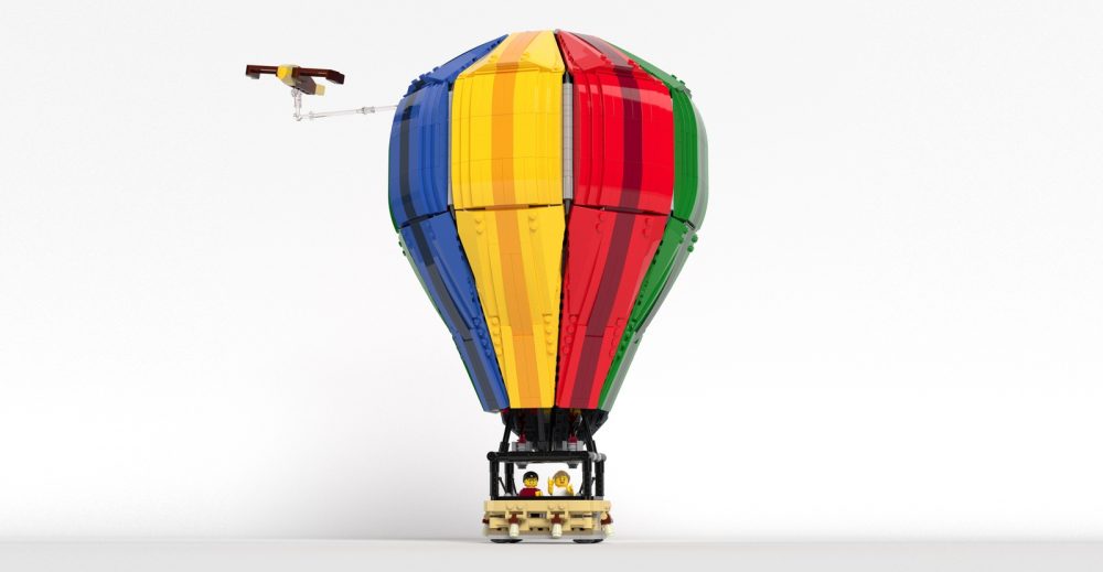 Uitgelicht: LEGO Ideas Hot Air Balloon - Bouwsteentjes.info