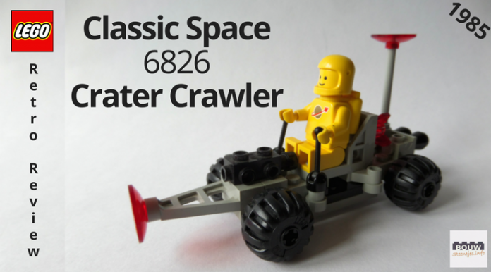 Retro review: LEGO Classic Space 6826 Crater Crawler - Bouwsteentjes.info