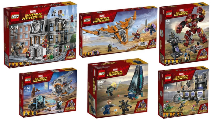 Officiële HD visuals LEGO Marvel Avengers Infinity War sets ...