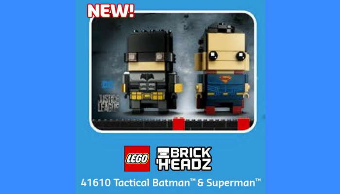 [Eerste visual] LEGO BrickHeadz 41610 Tactical Batman and Superman ...