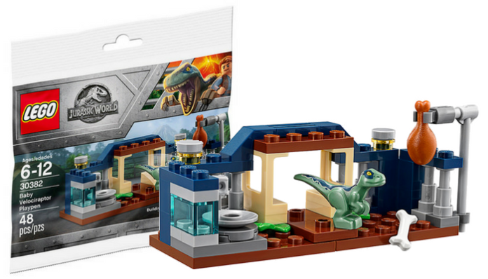 LEGO Jurassic World 30382 Baby Velociraptor Playpen - Bouwsteentjes.info