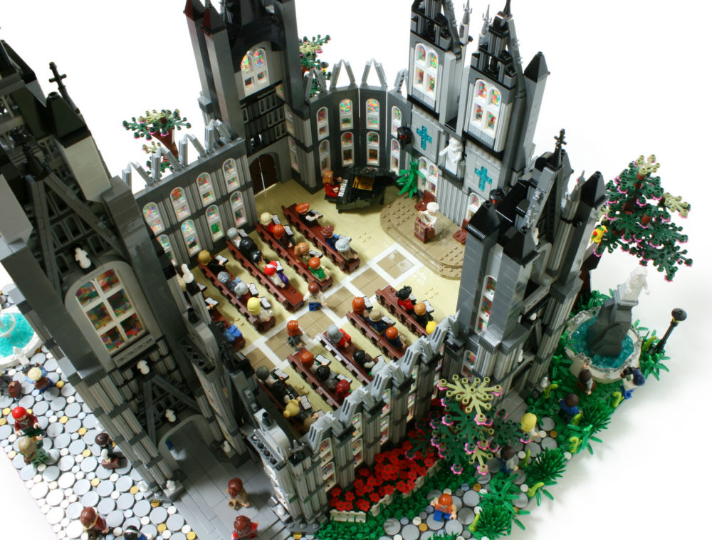 [MOC] LEGO Catholic Church - Bouwsteentjes.info
