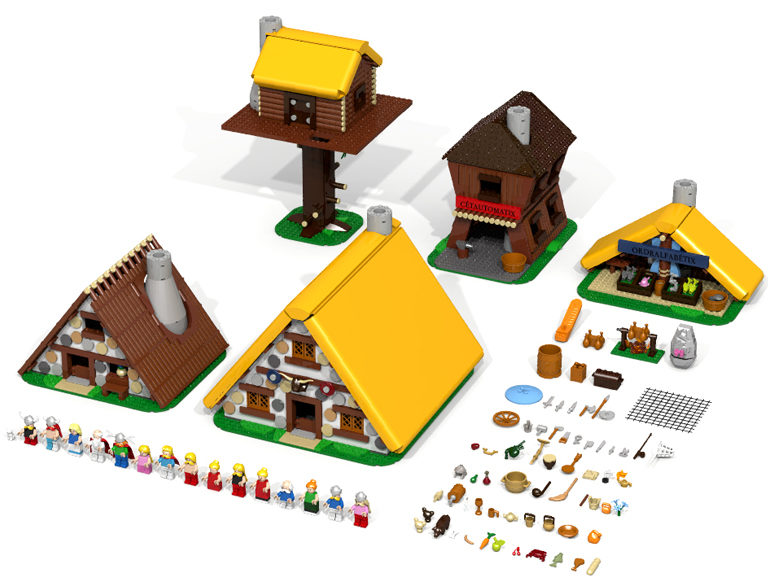 [Uitgelicht] LEGO Ideas Asterix The Gaulish Village - Bouwsteentjes.info