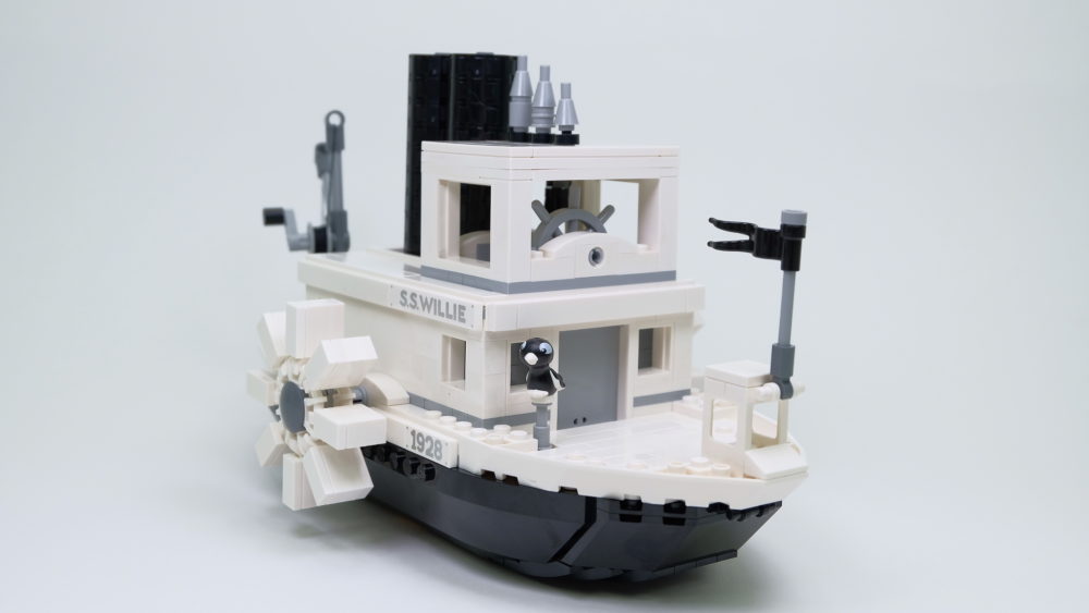[Review] LEGO Ideas 21317 Steamboat Willie - Bouwsteentjes.info